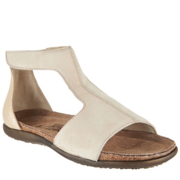 Naot | Shoes | New Nala Naot T Strap Beige Leather Sandals 39 | Poshmark